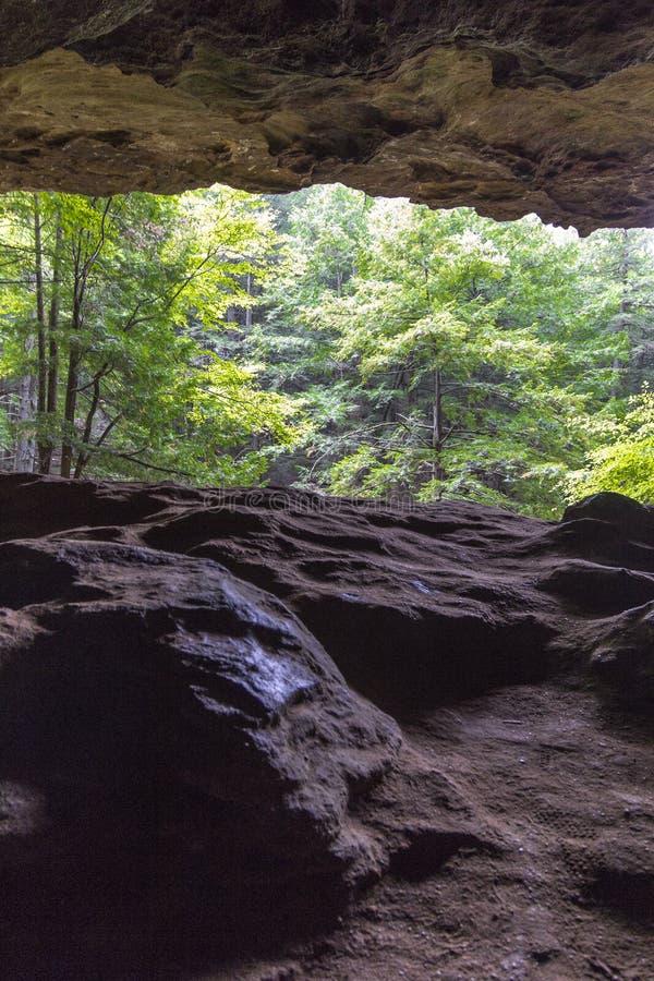 Old Man S Cave in Summer, Hocking Hills State Park, Ohio Stock Photo - Image of hills, midwest ...