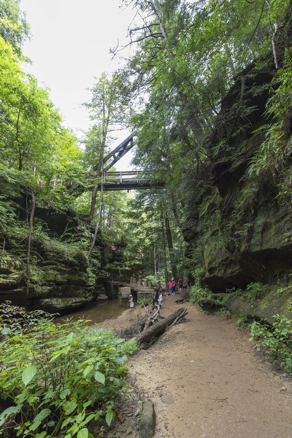 258 Old Mans Cave Hocking Hills State Park Ohio Stock Photos - Free ...