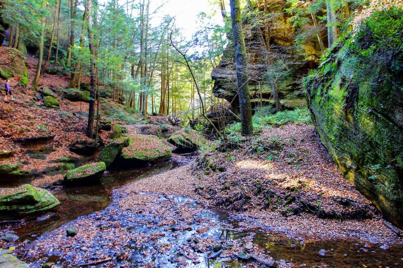 Old Man& X27;s Cave Unit, Hocking Hills State Park, Ohio Stock Photo ...