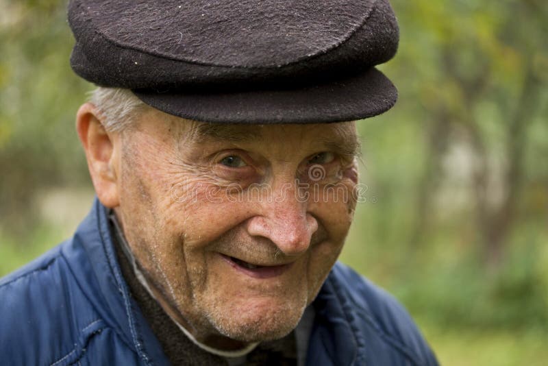 Old Man Smiling stock photo. Image of nature, retirement - 16378150