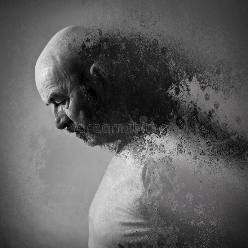 Old man sorrow stock image. Image of beard, frustration - 50452923