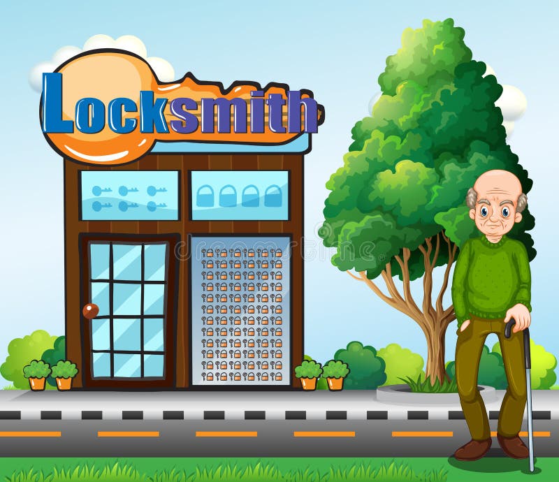 Locksmith stock illustration. Illustration of hasp, work - 52108
