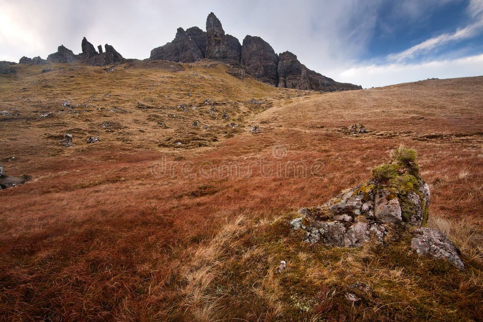 Old Man of Storr stock photo. Image of view, outdoor - 38448108