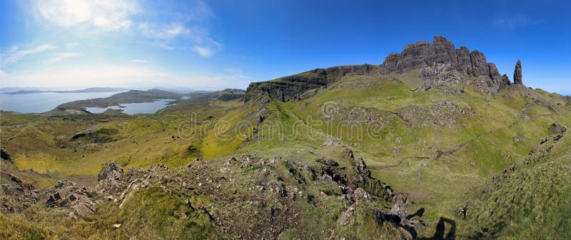 Old Man of Storr Rock Formation, Isle of Skye, Scotland Stock Photo ...