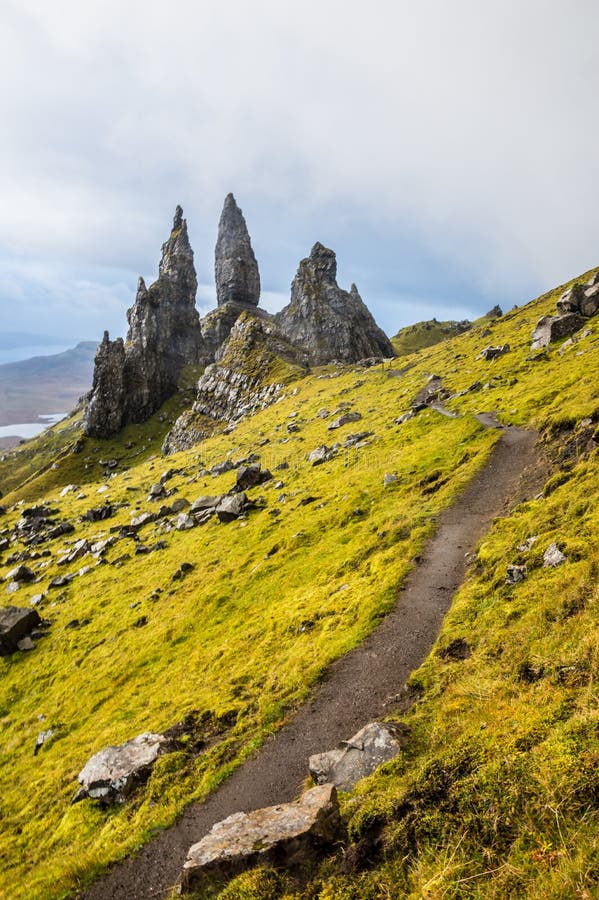 Old Man of Storr in Scotland, Isle of Skye Stock Image - Image of ...