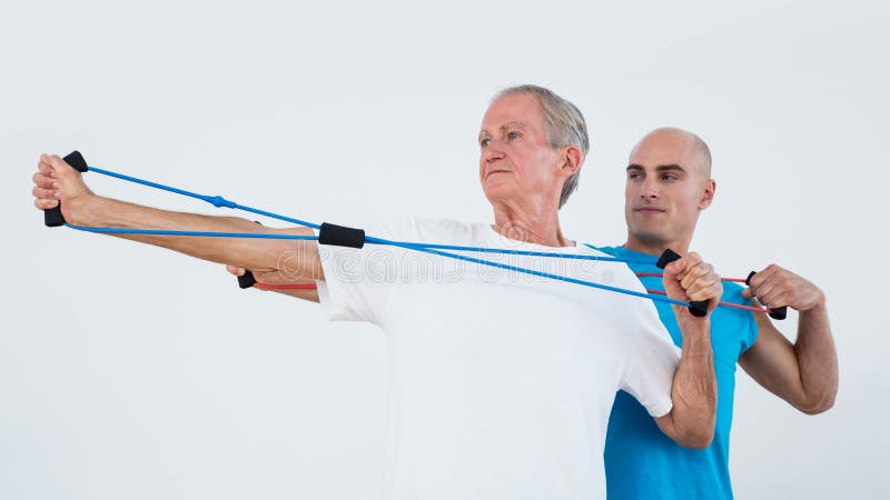 Chiropractor Stretching a Female S Leg Stock Image - Image of ...
