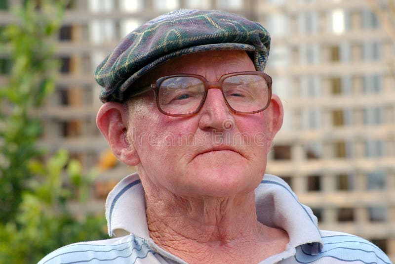 Old man thinking stock photo. Image of thinking, grandad - 2510412