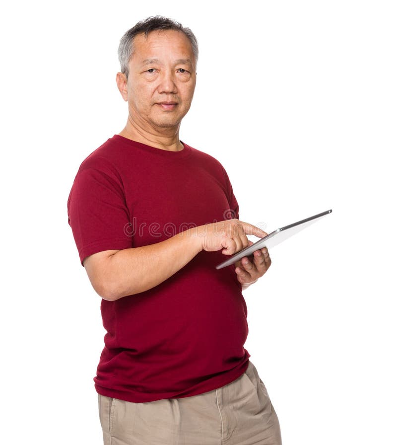12,461 Old Man Tablet Stock Photos - Free & Royalty-Free Stock Photos ...