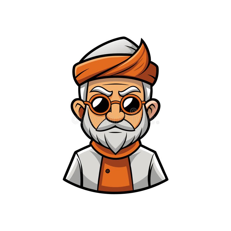 Old Man Using a Walking Stick Stock Photo - Illustration of design ...