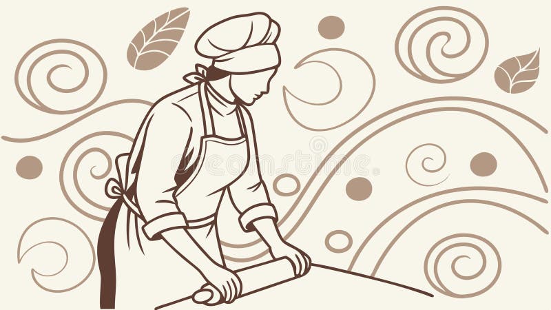 Old Man Working with Ancient Tools, Symbolizing History, Vector Design ...