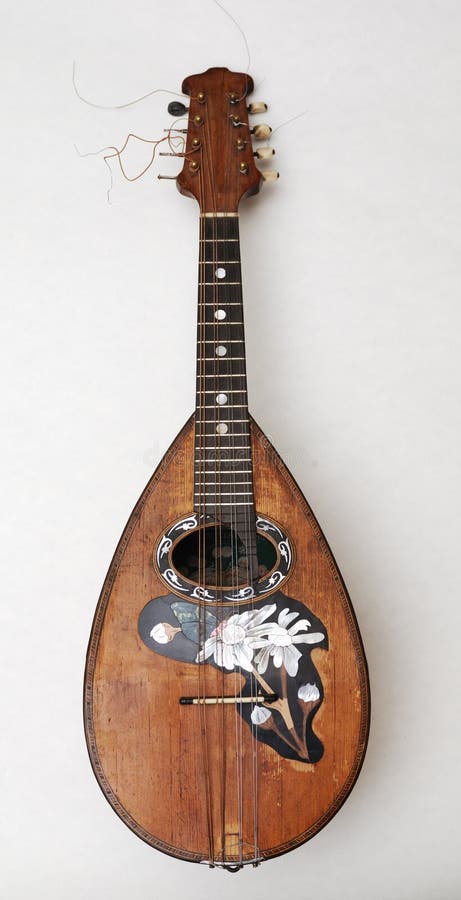 Old mandolin stock image. Image of worn, player, tune - 1389873
