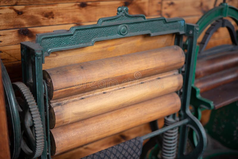 Old Mangle for Housework. Devices that Facilitate Housework in a Stock ...