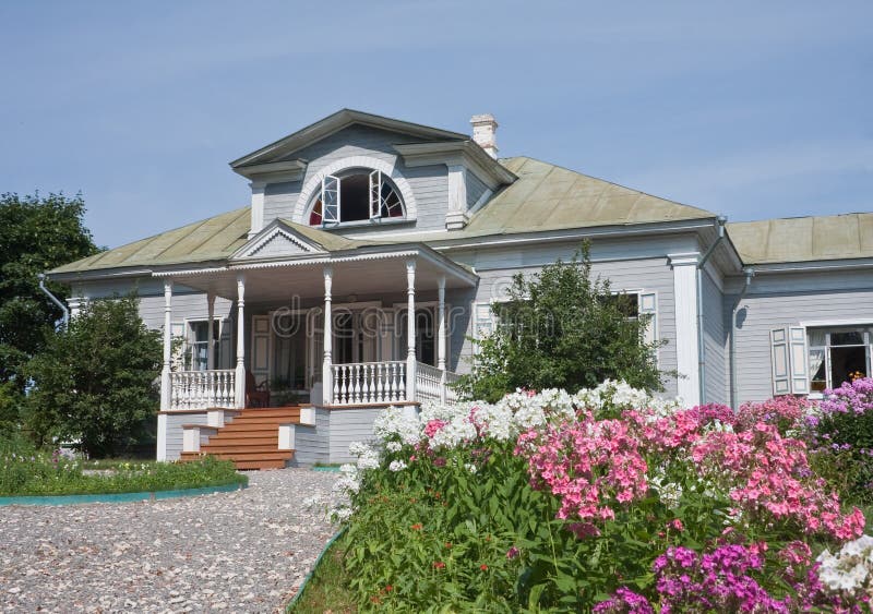 Old manor stock image. Image of mansion, steps, facade - 18675919