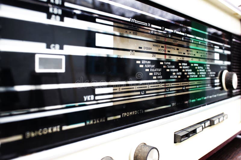 Old manual radio stock photo. Image of dial, imagery - 83360978