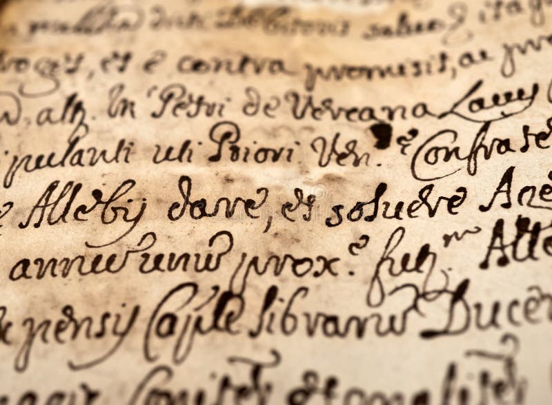 Old manuscript writing stock image. Image of notes, ancient - 31465467