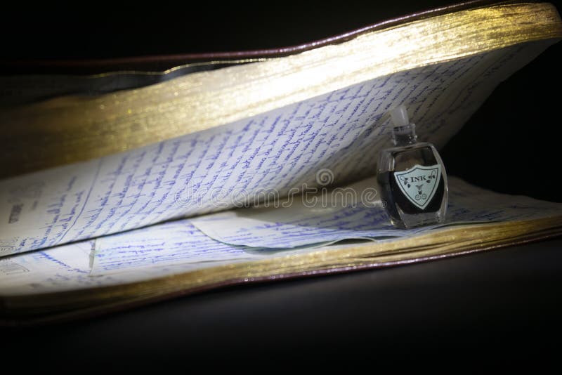 Old manuscript handwritten stock photo. Image of accounts - 267988006