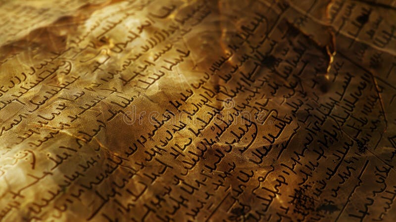 Old Manuscript Parchment Hebrew Text Ancient Biblical Scroll Prophets ...