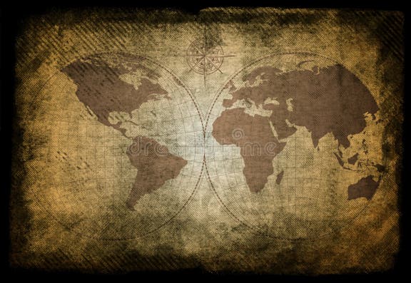 Old Burnt Map Stock Illustrations – 1,983 Old Burnt Map Stock ...