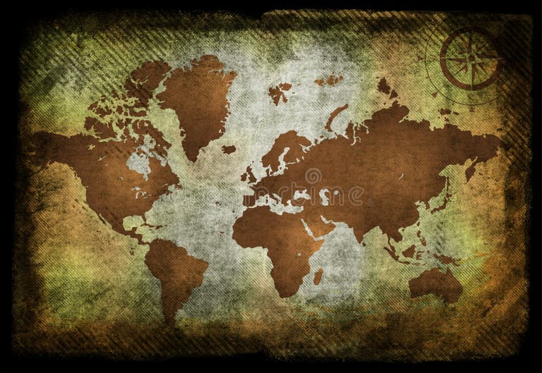 Old Burnt Map Stock Illustrations – 1,983 Old Burnt Map Stock ...