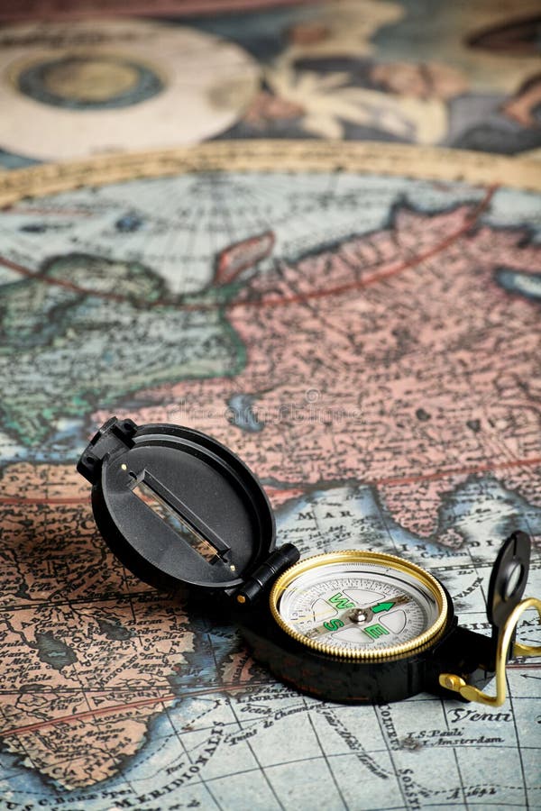 Old map stock image. Image of south, mountain, hand, direction - 5770623