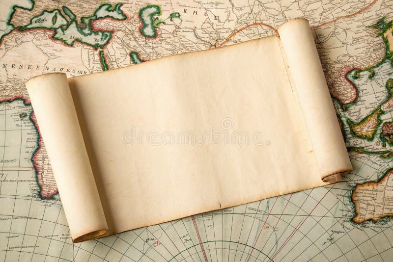 Blank Pirate Scroll Banner Pirate Scroll