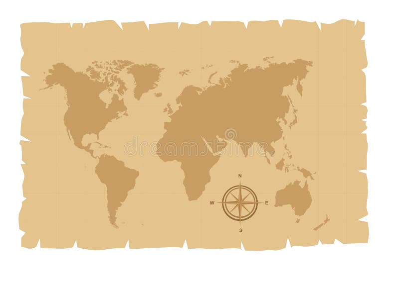 Old map vector stock vector. Illustration of navigation - 9857487