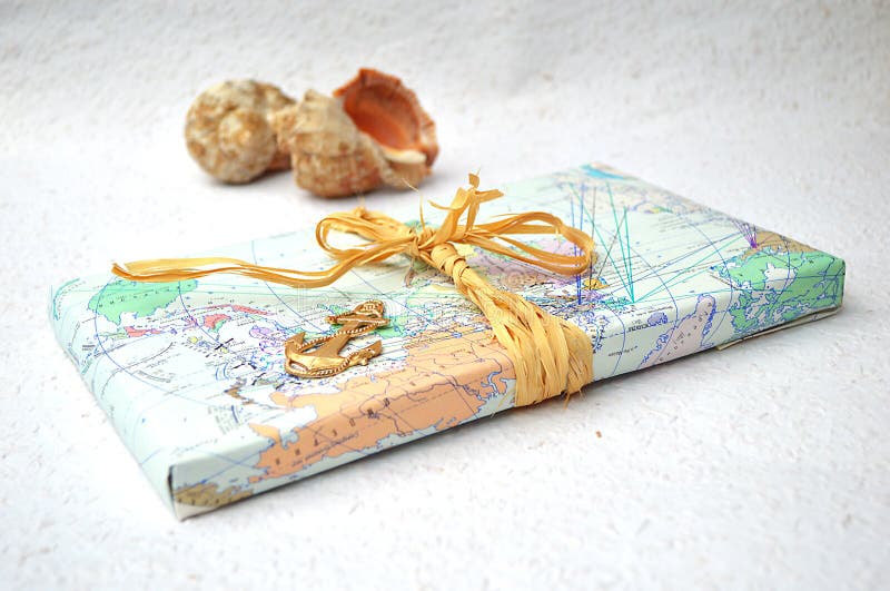 Old maps with shells stock photo. Image of antique, symbol - 47367144