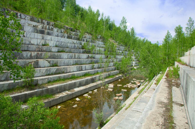 Old marble quarry stock photo. Image of stone, horizontal - 21264622