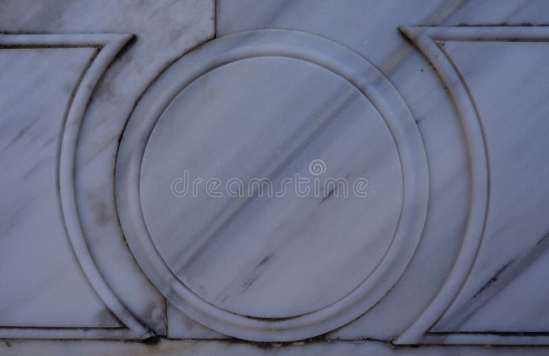 Marble White Texture Circle Stock Image - Image of architecture ...