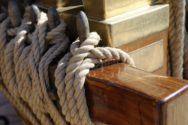 Old marine rope stock image. Image of boat, macro, cable - 77730421