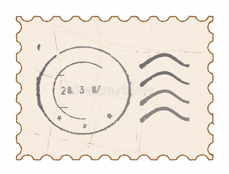 Old mark stock illustration. Illustration of grunge, dirty - 25723686