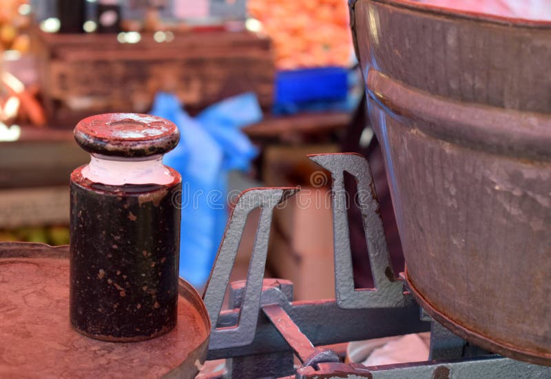 Market scale stock image. Image of market, grocery, farmers - 35674147
