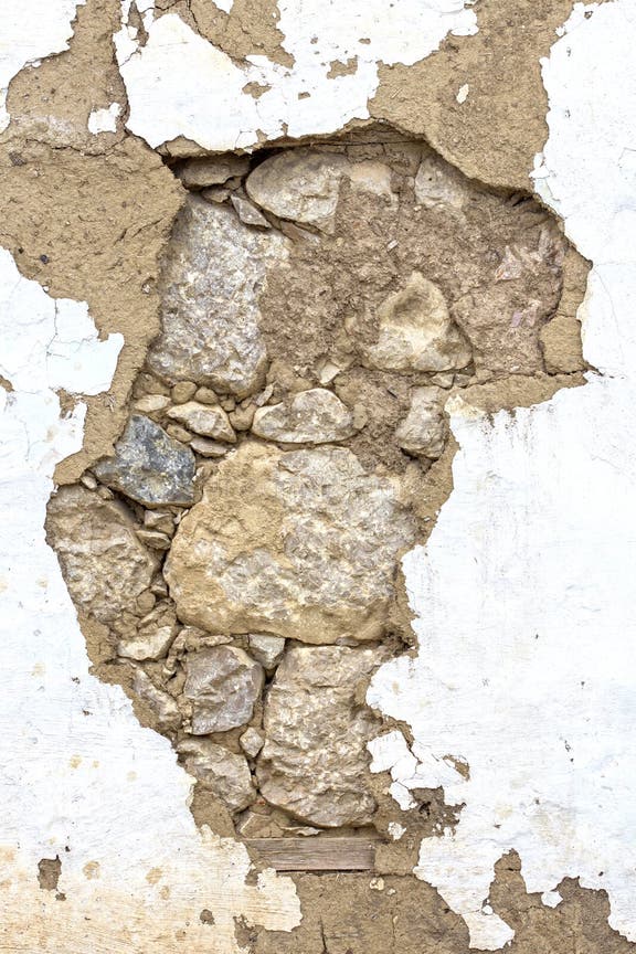 Old Masonry with Clay Plaster Stock Photo - Image of backgrounds ...