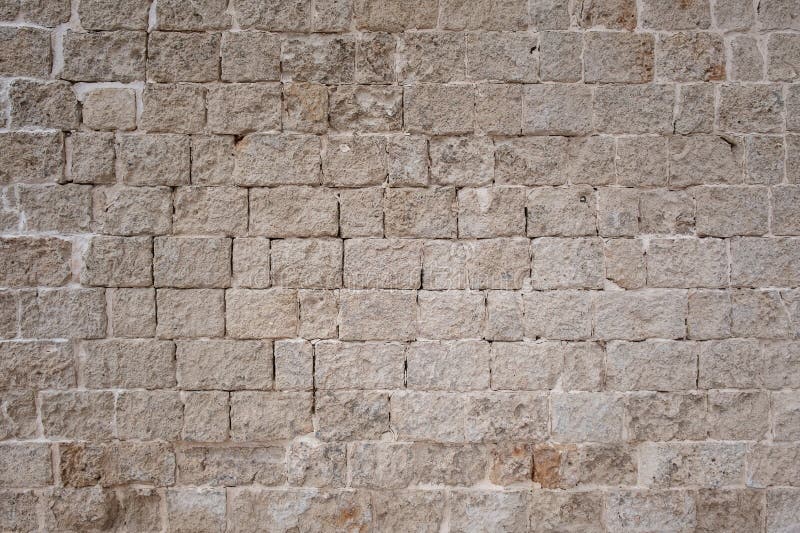 Old Masonry of Light Rectangular Blocks Stock Photo - Image of design ...