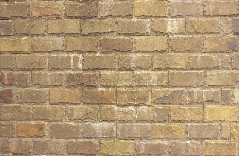 Old Masonry from a Rectangular Large Stone of Gray-brown Color Stock ...