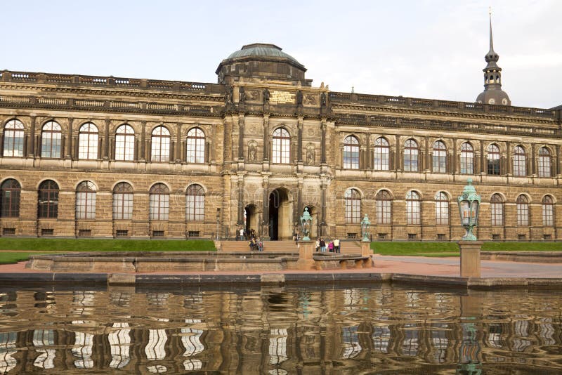 The Old Masters Picture Gallery in Dresden, Germany Stock Image - Image ...