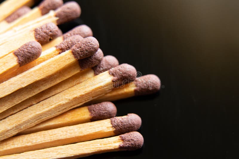 Old Matches in a Box Close Up, Match Stock Image - Image of energy ...