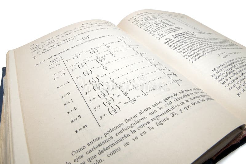 Old math book stock photo. Image of page, study, knowledge - 13023748