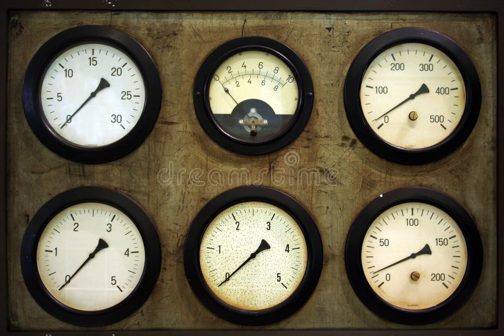 Old measurement stock photo. Image of control, grunge - 10874248