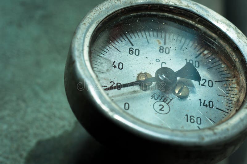 Old measurement meter stock image. Image of gauge, aged - 18853201