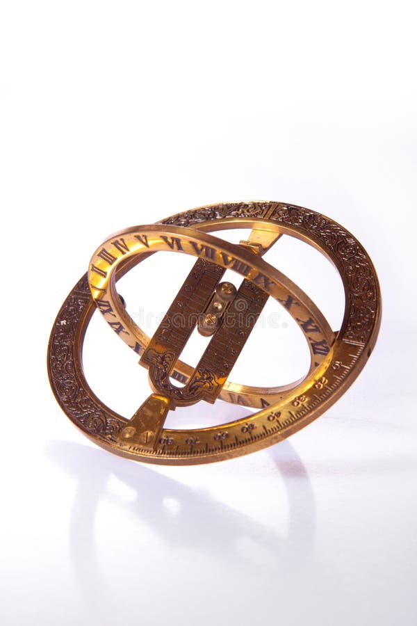 Old Measuring Instrument for Navigation Stock Image - Image of antique ...