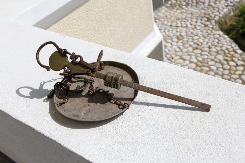 An Old Measuring Scale in a Museum Stock Photo - Image of system ...