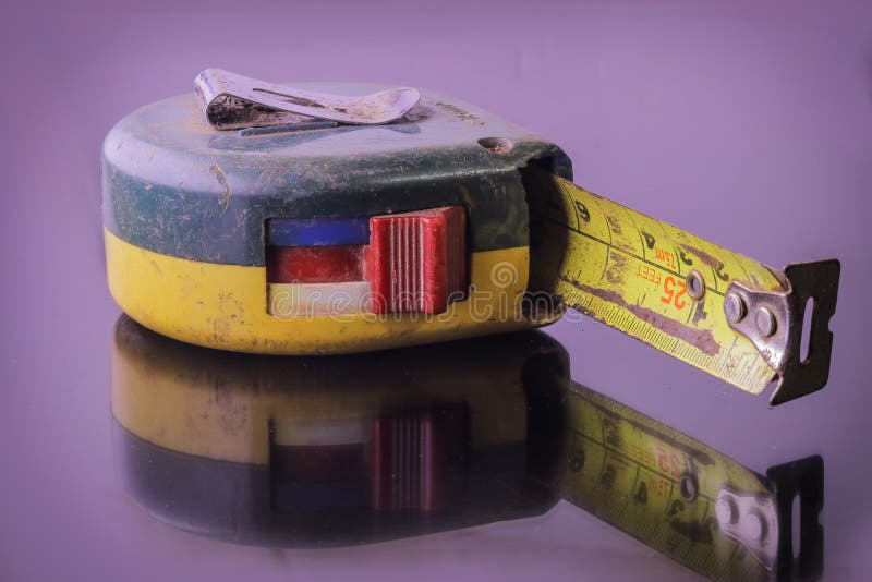 Old Measuring tape stock image. Image of measure, metallic - 216836319