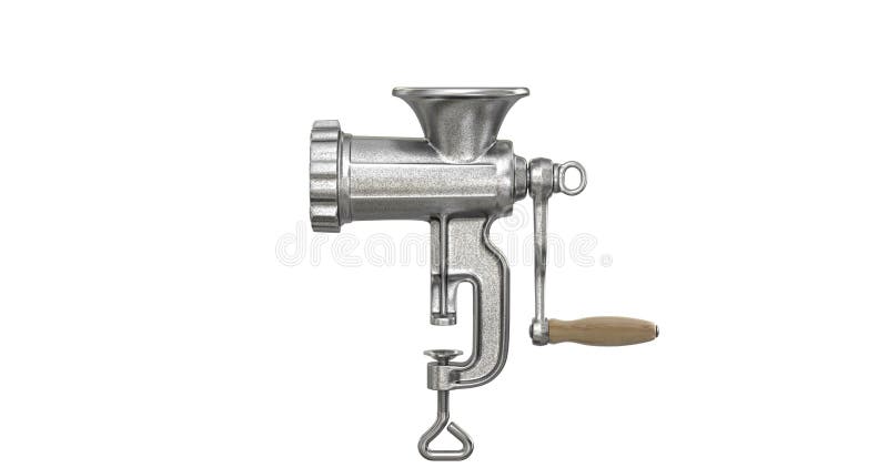 Old Meat Grinder on Which the Handle Rotates Stock Video - Video of ...
