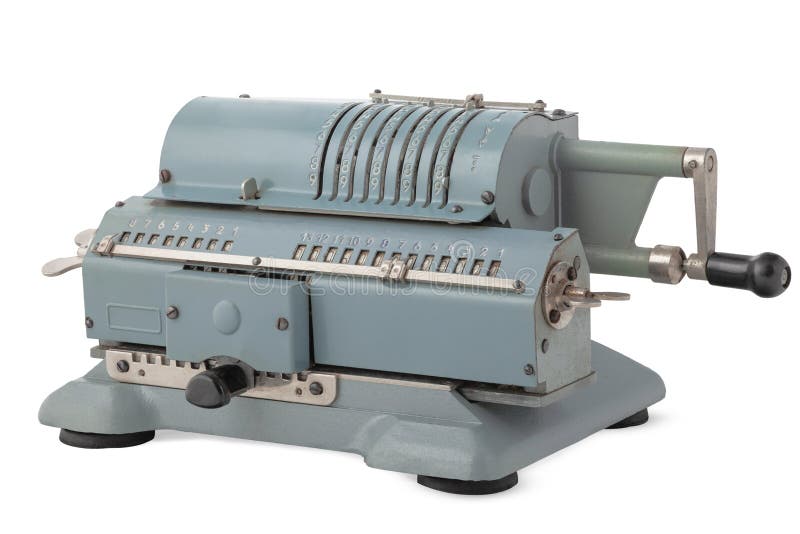 Mechanical Arithmometer - Calculator Made in USSR Stock Image - Image ...