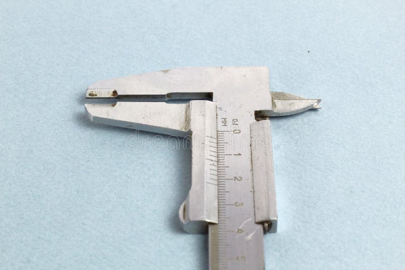 Old Mechanical Caliper. Scale On The Body Of The Measuring Device ...