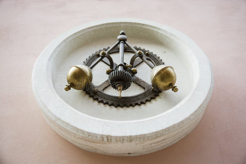 Old Mechanical Device on Gears Stock Image - Image of gears, claw ...