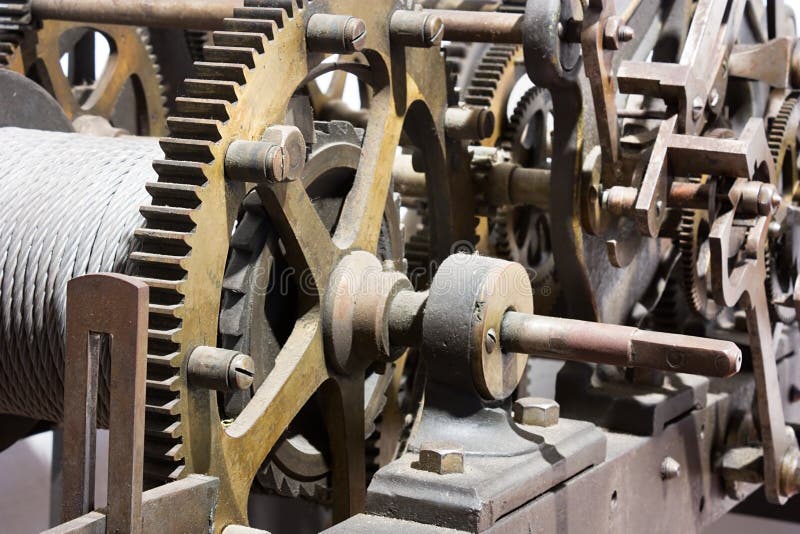 Old mechanism stock image. Image of circle, ancient, right - 14745285