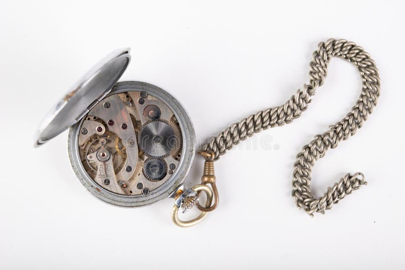 Old Mechanism of an Analog Watch. Modes and Mechanisms of the Precision ...