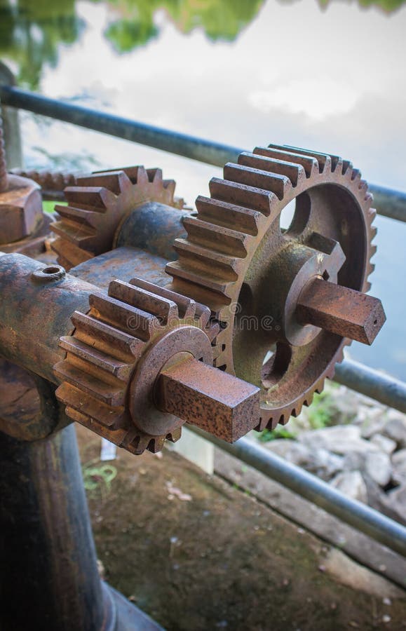 The old mechanism stock image. Image of cogwheels, cooperation - 61573025